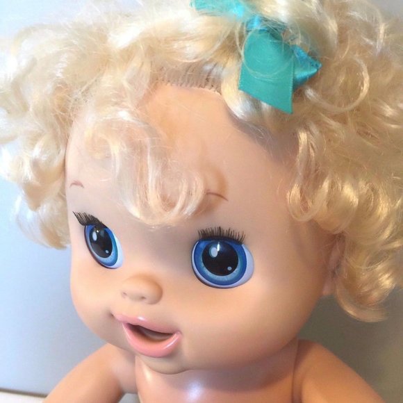 Toys | Baby Alive Doll Blonde Hair Interactive Talking Eats Talks Pee ...